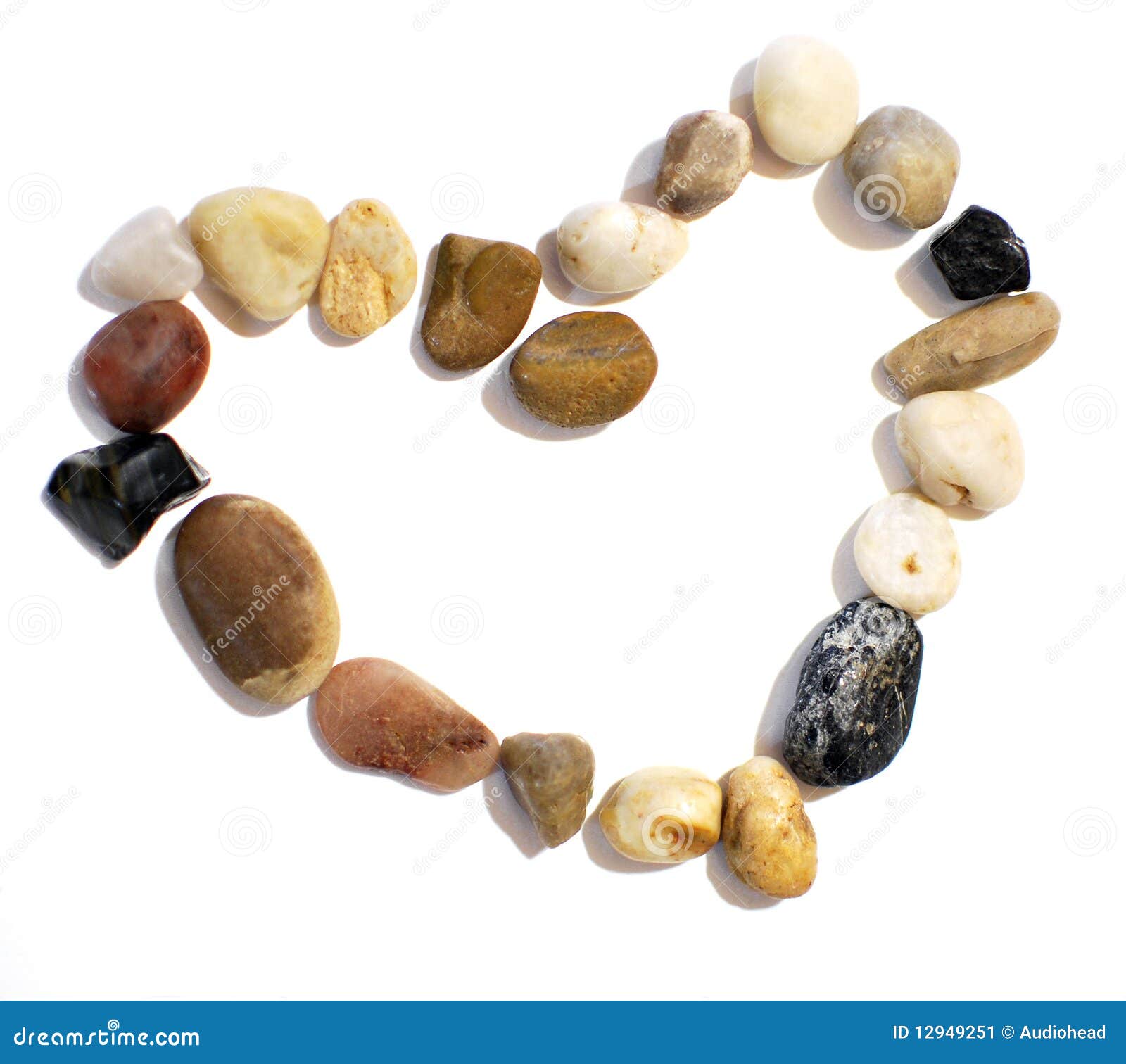 Coeur des pierres image stock. Image du amour, vacances - 12949251