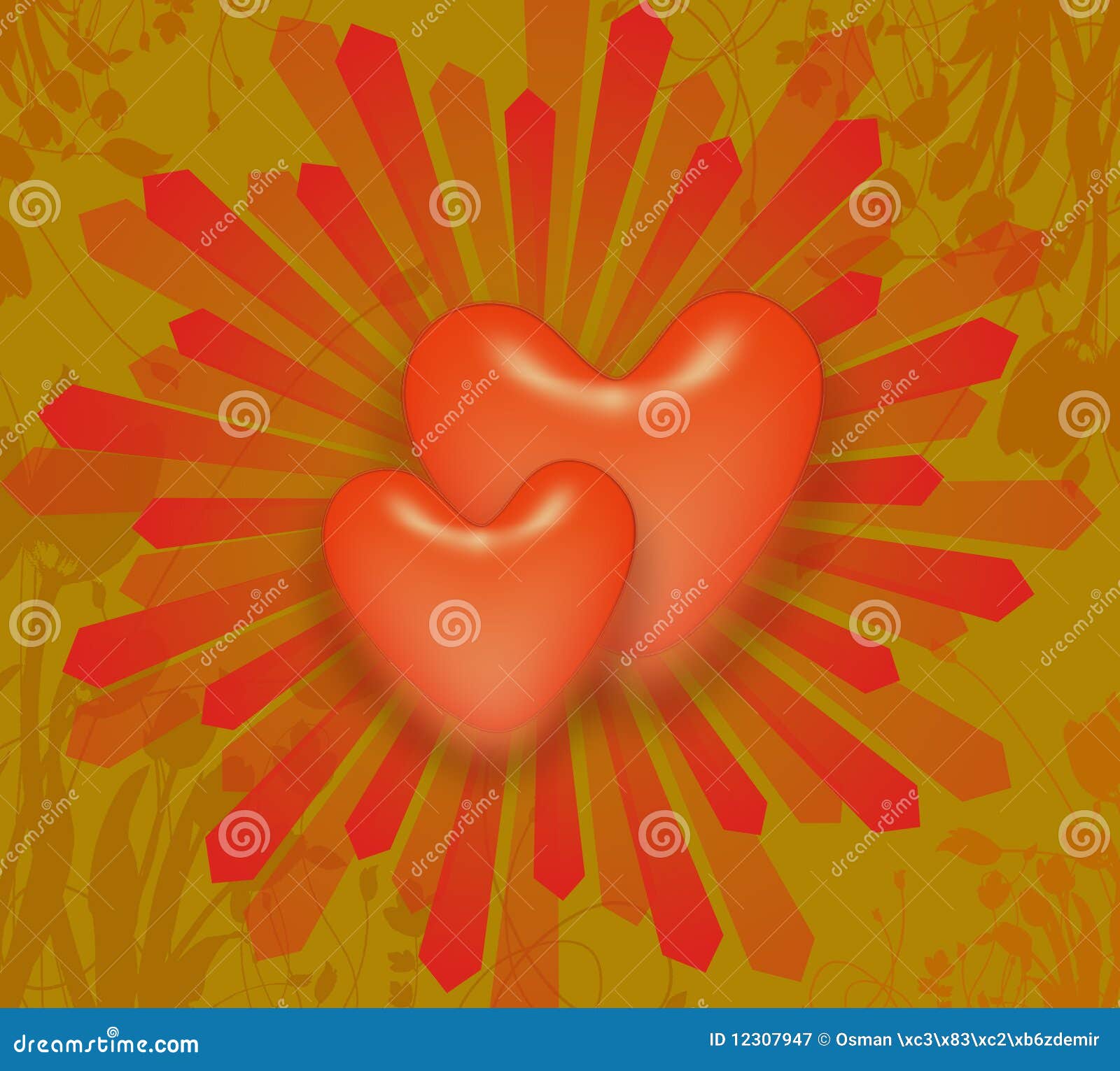 Coeur rouge illustration stock. Illustration du beau - 12307947