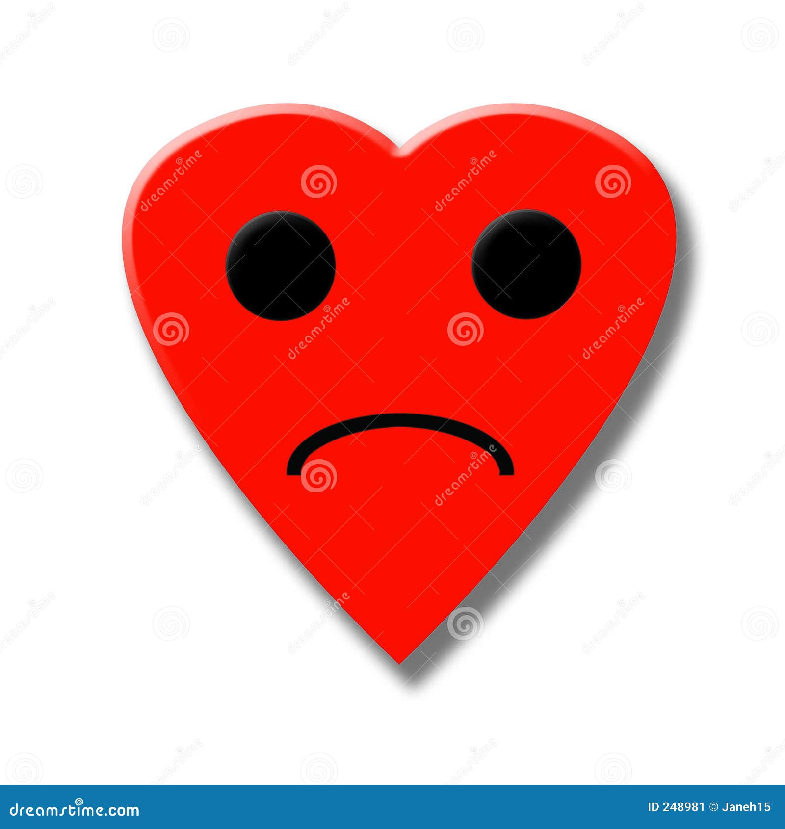 Coeur Triste Image stock - Image: 248981