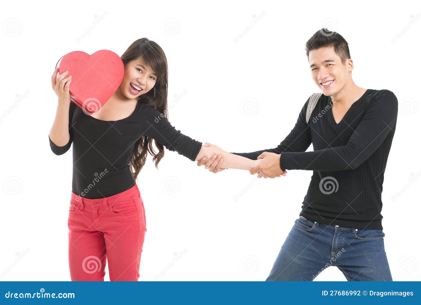 Coeur volé photo stock. Image du girlfriend, action, coeur - 27686992