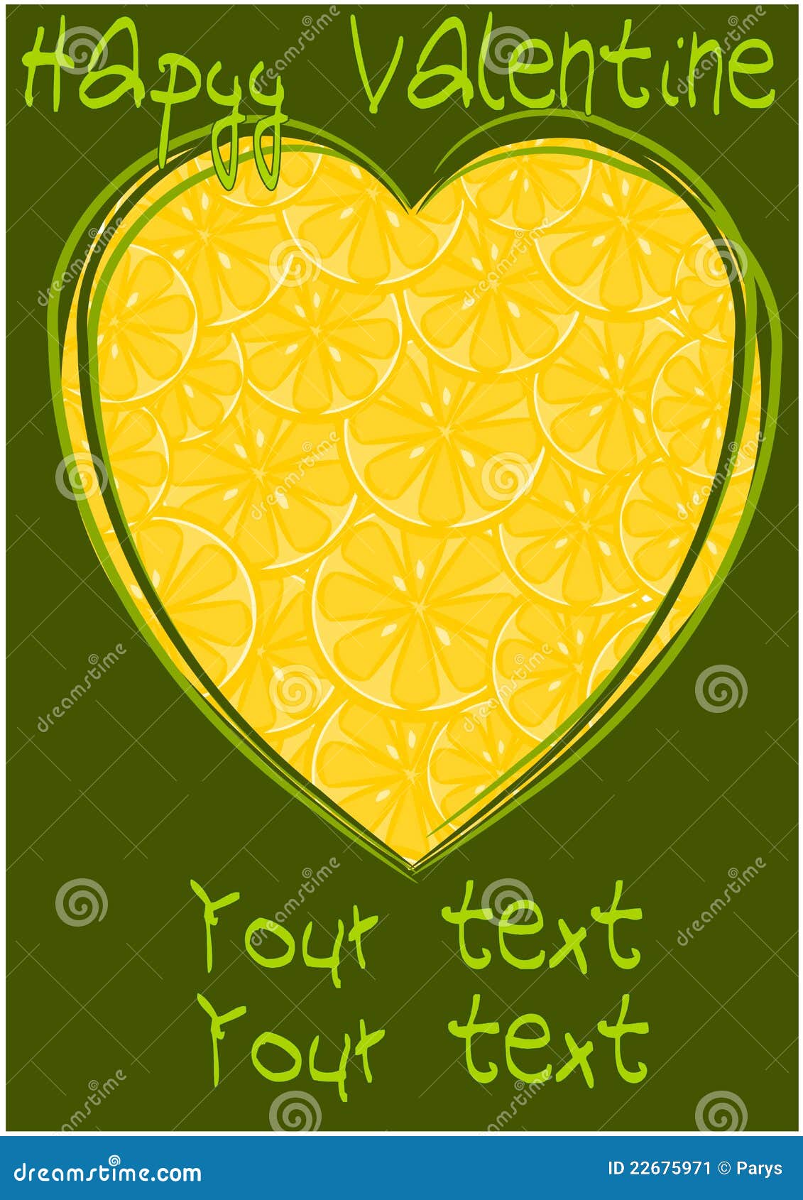 Coeurs De Citrons - Illustration Illustration de Vecteur - Illustration ...