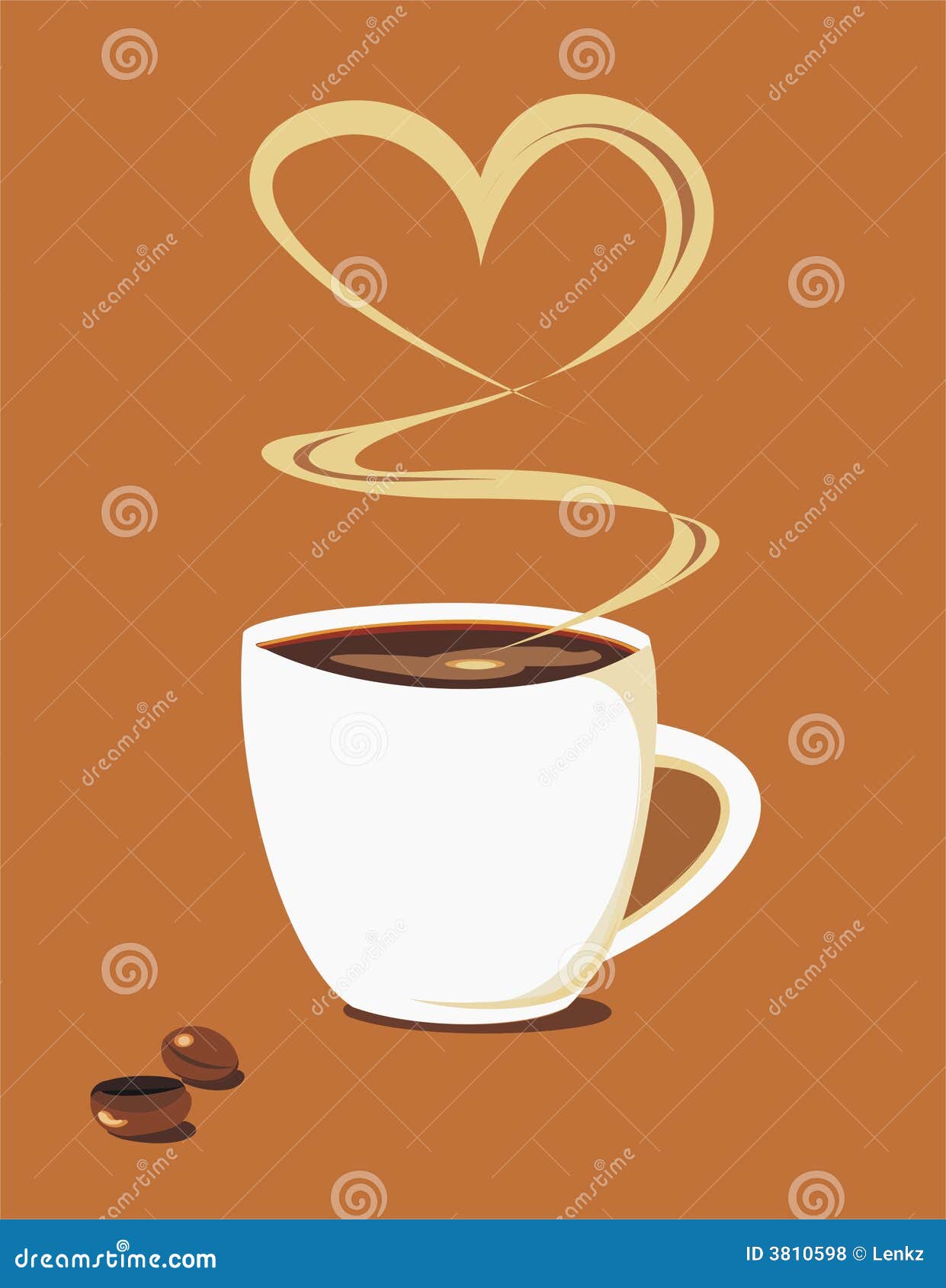 Cofe cup stock vector. Illustration of vector, sugar, taste - 3810598