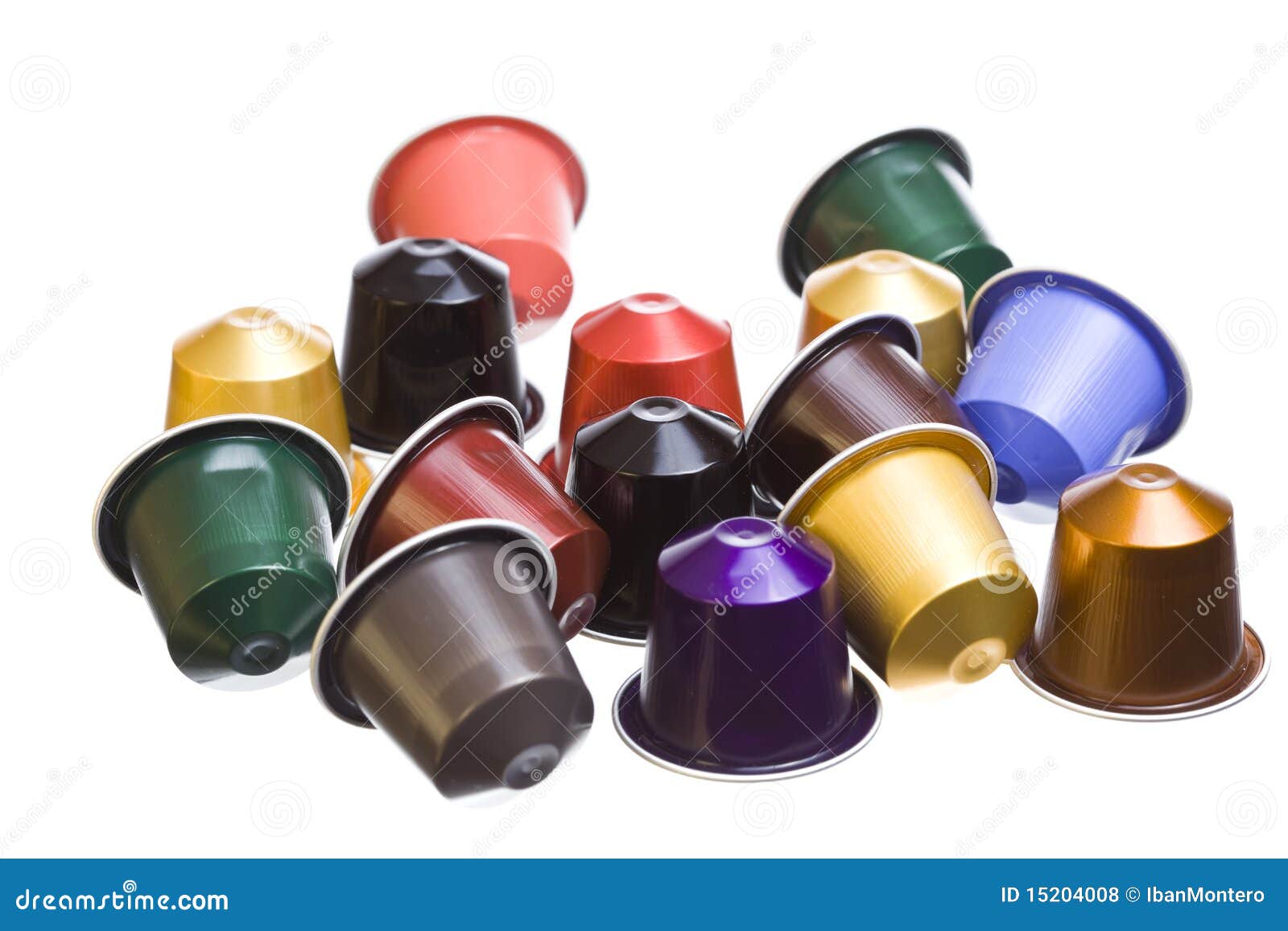 Cofee capsules stock photo. Image of colors, instant - 15204008