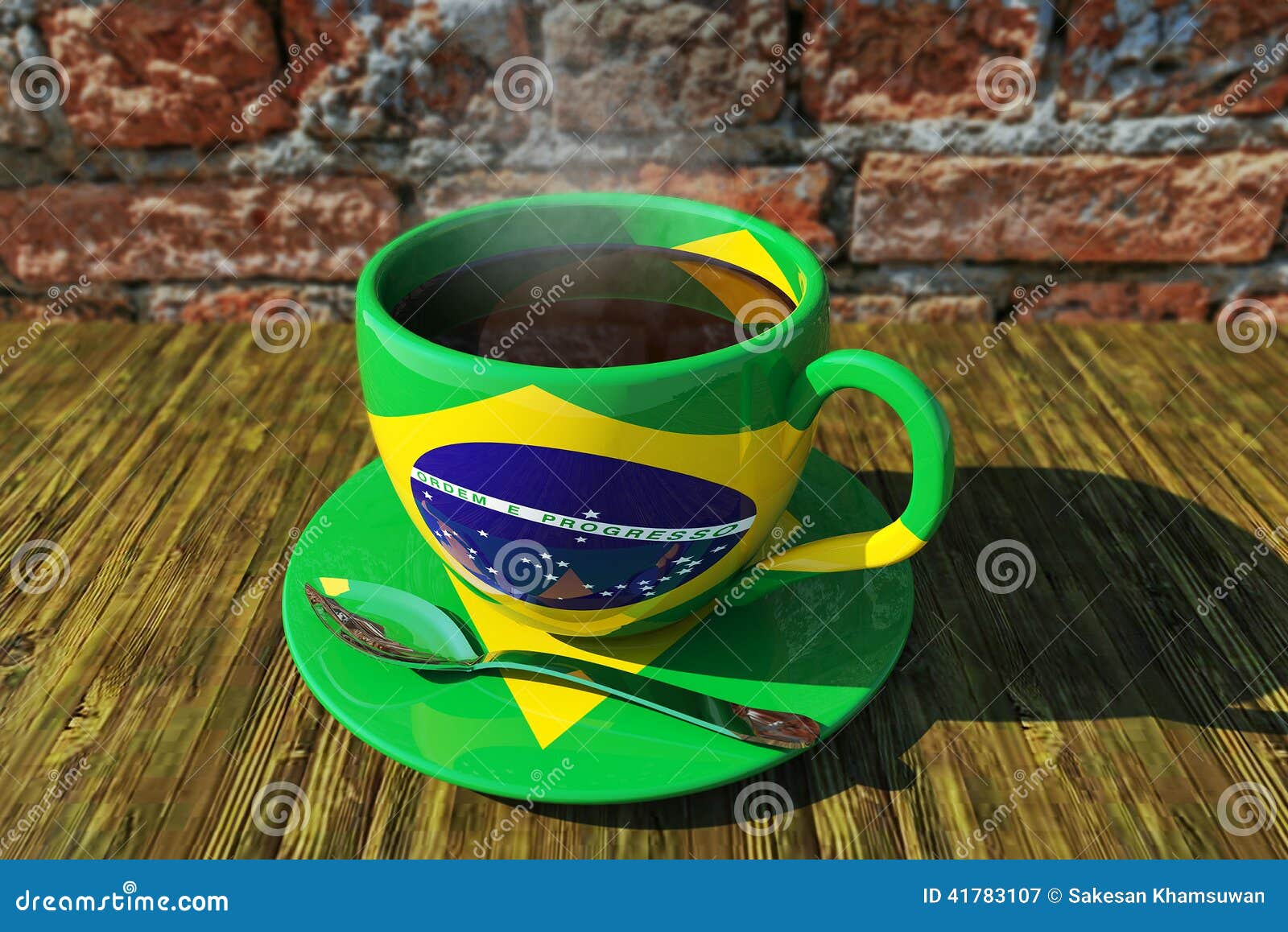 Coffee & World Cup Football Stock Image - Image of morning: 41783107