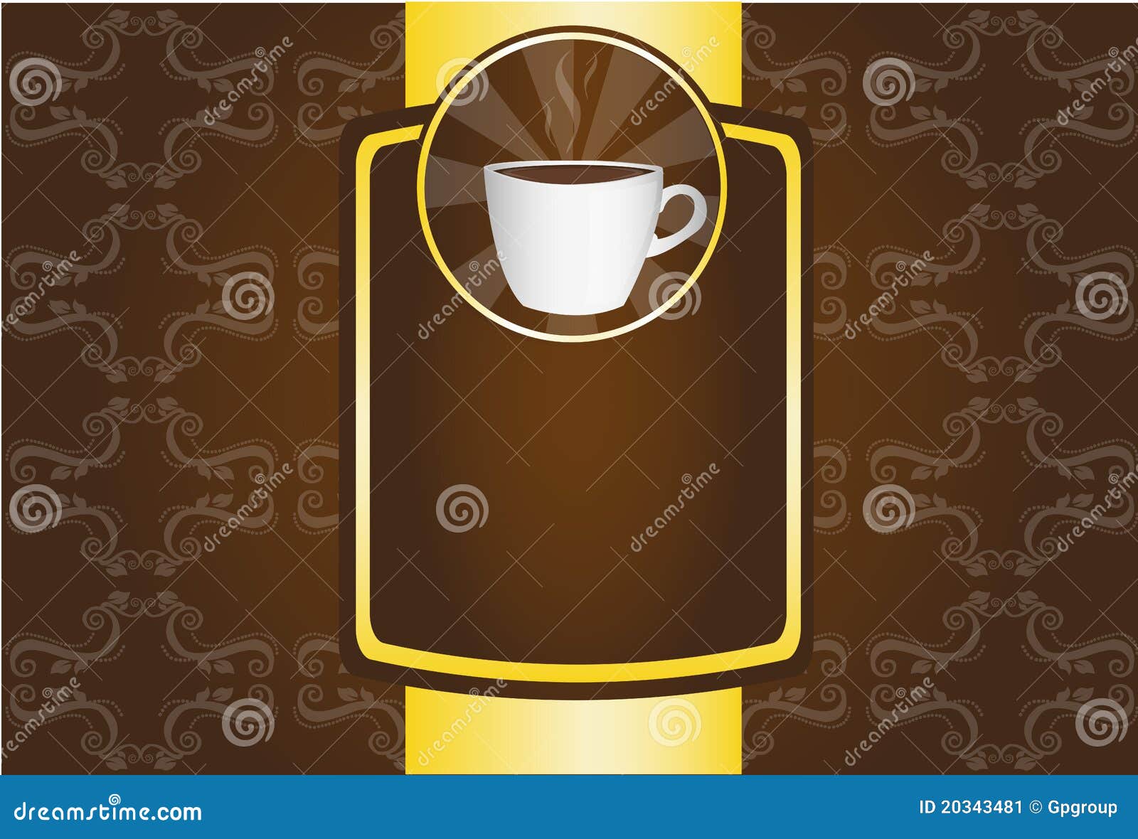 Coffe background stock vector. Illustration of black - 20343481