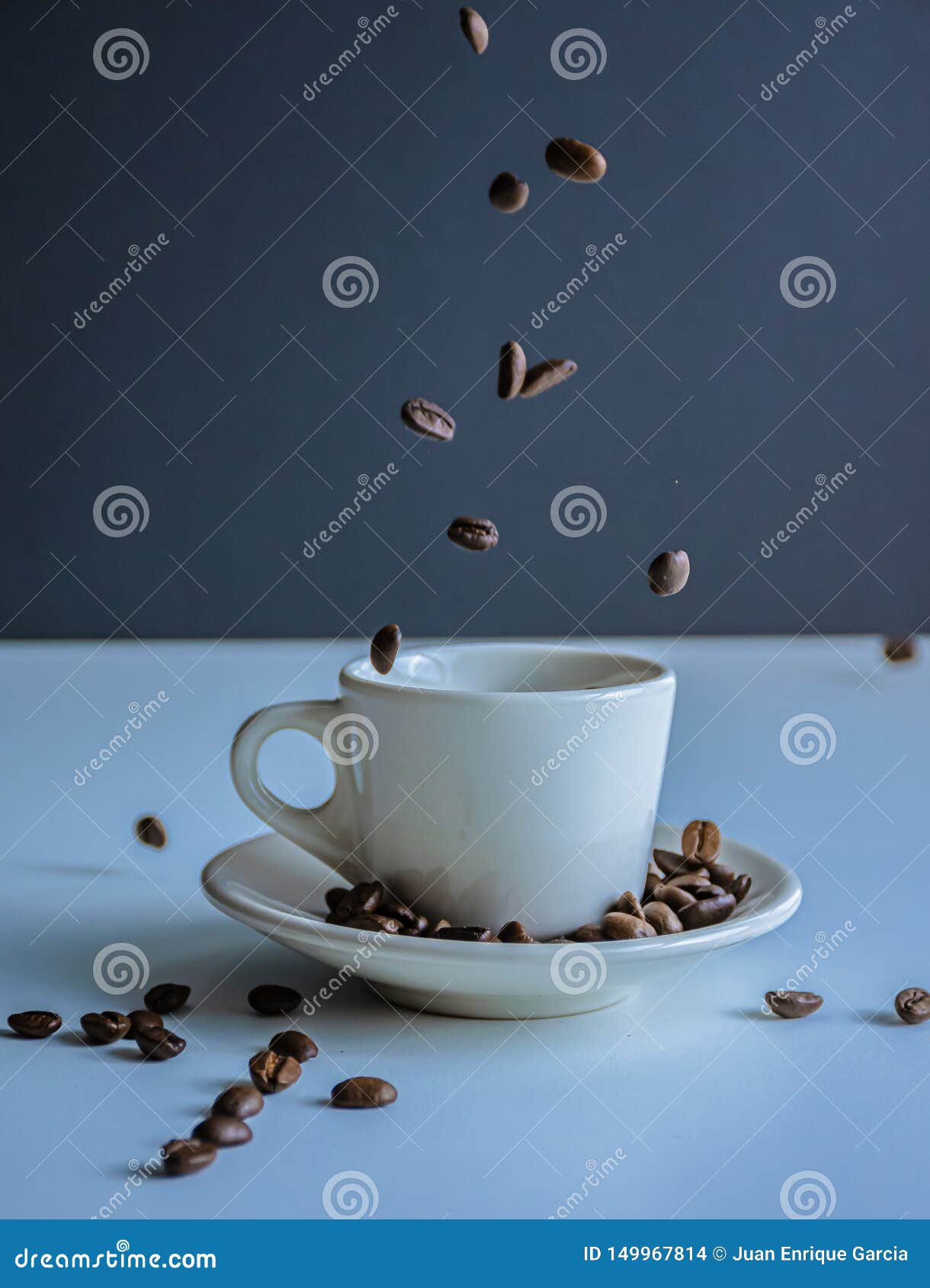 Coffe Cup and Beans Coffe Inside Stock Photo - Image of coffe ...
