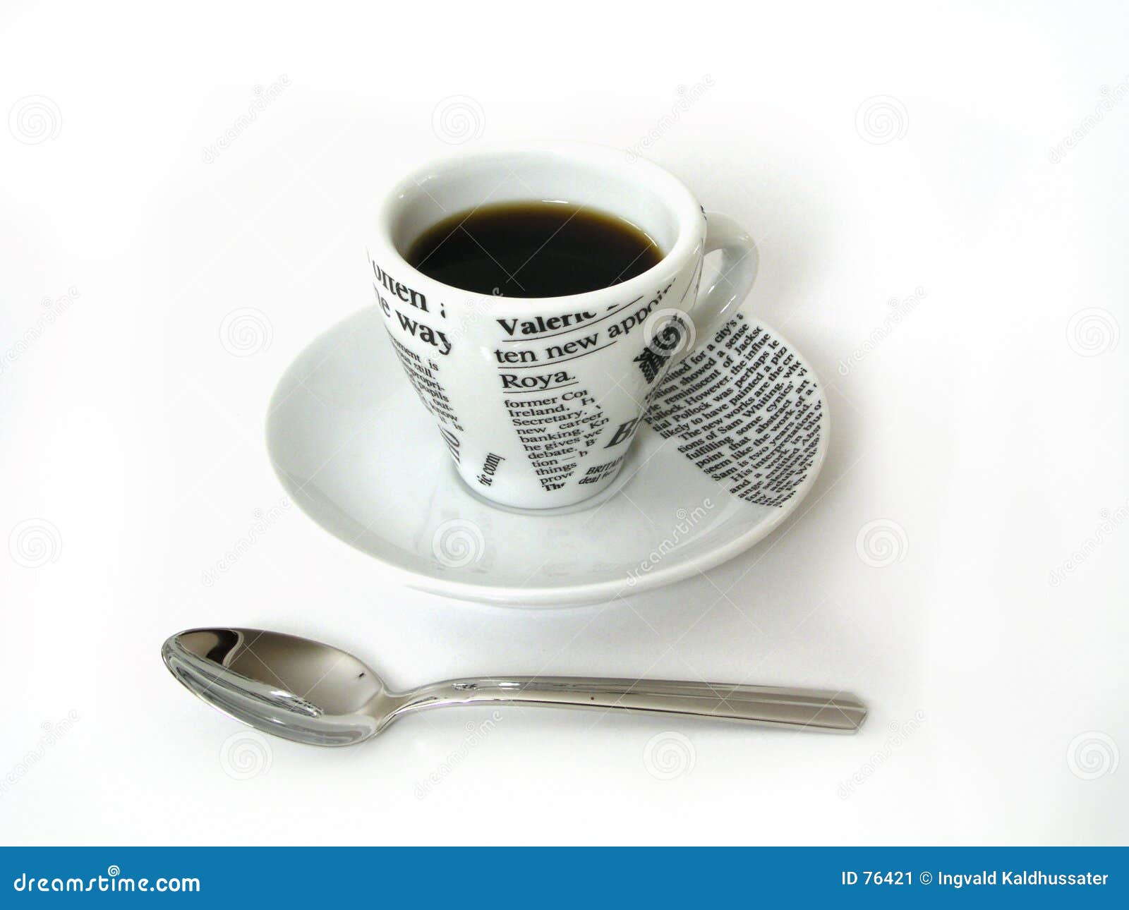 Coffe cup with spoon stock image. Image of diet, friends - 76421