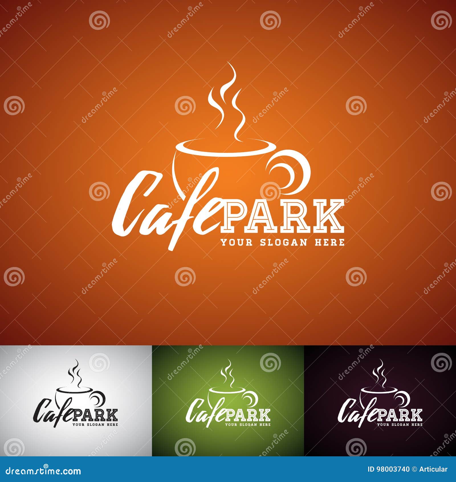 Coffe Cup Vector Logo Design Template. Set of Cofe Shop Label ...