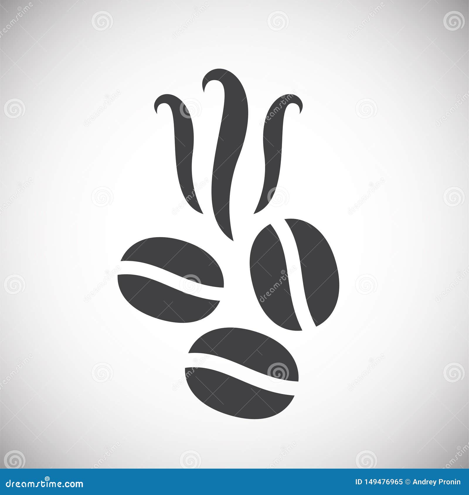 Coffe Related Icon on Background for Graphic and Web Design. Simple ...