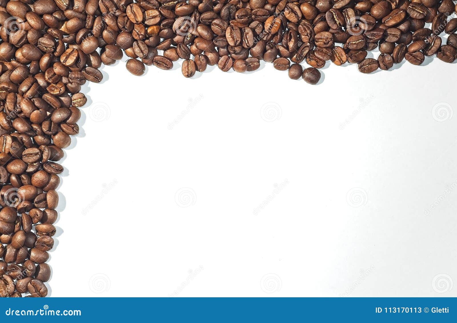 Coffe beans frame stock image. Image of flavor, drink - 113170113