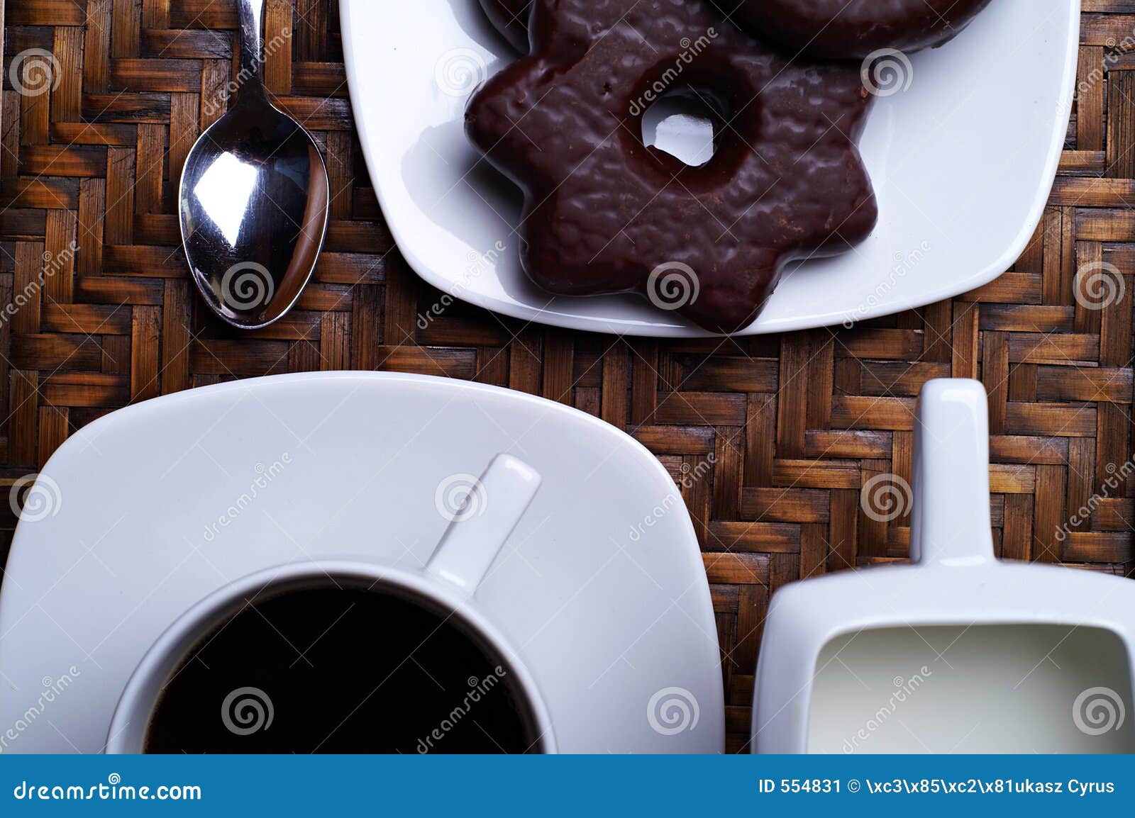 Coffee 02 stock image. Image of spoon, dish, brown, white - 554831