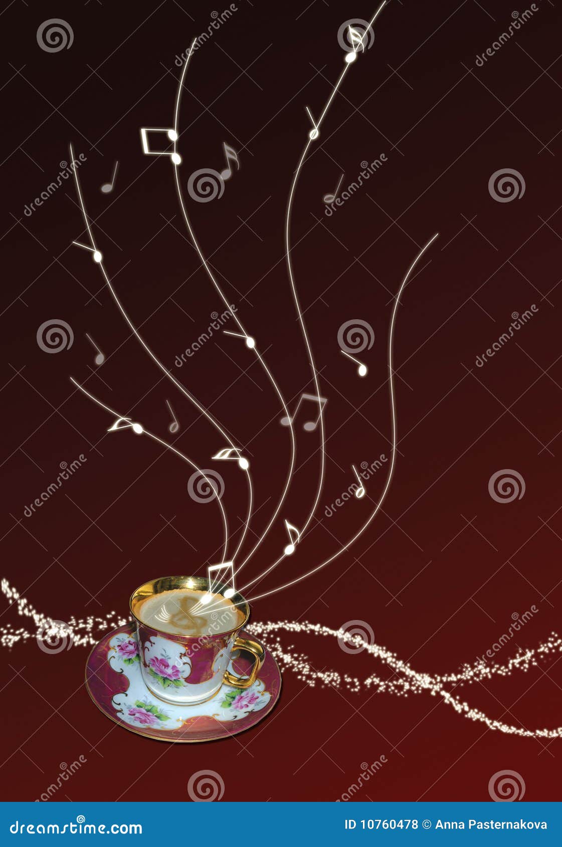 Coffee stock illustration. Illustration of design, music - 10760478
