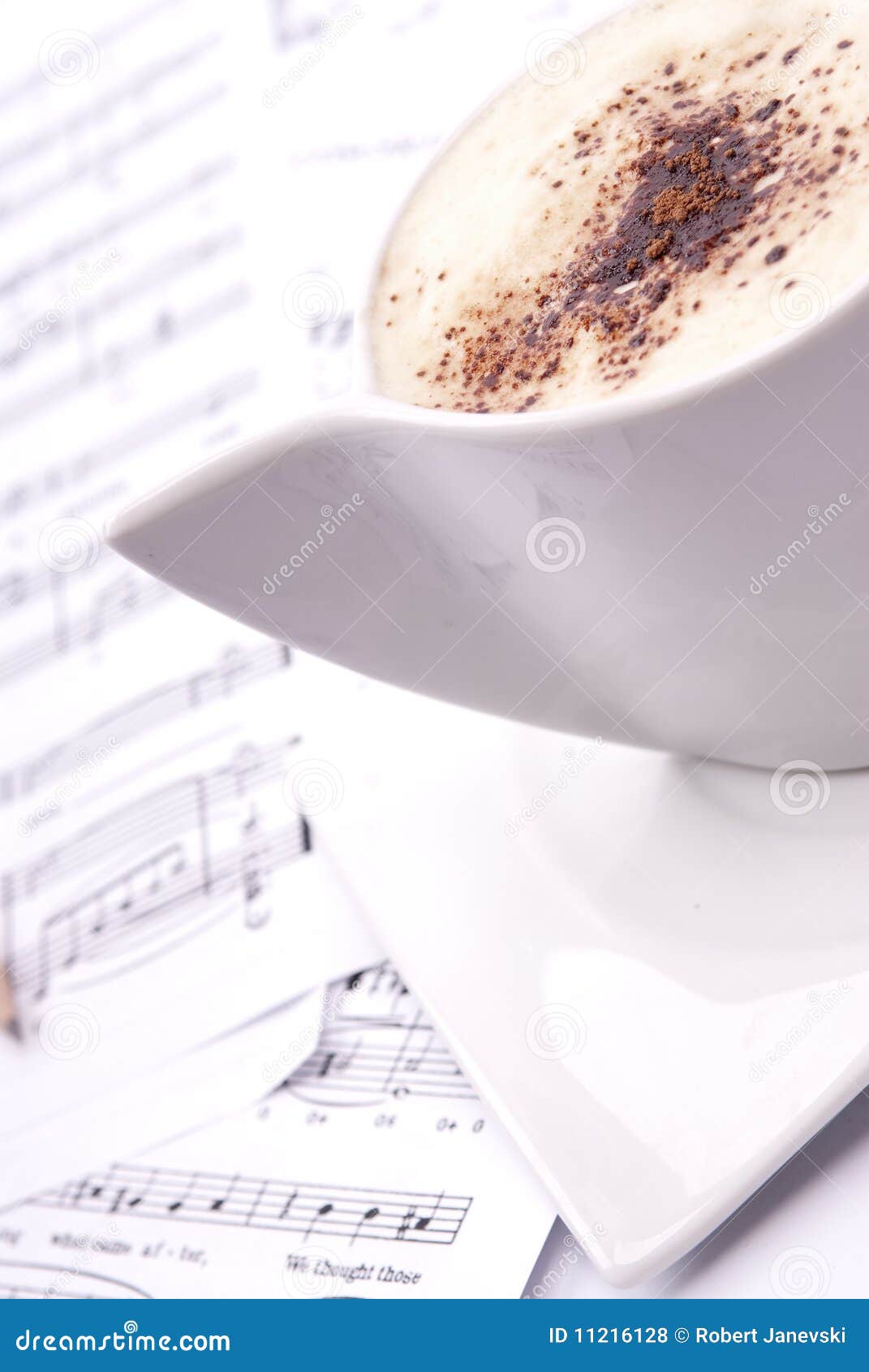 Coffee stock photo. Image of ceramics, note, drink, music - 11216128