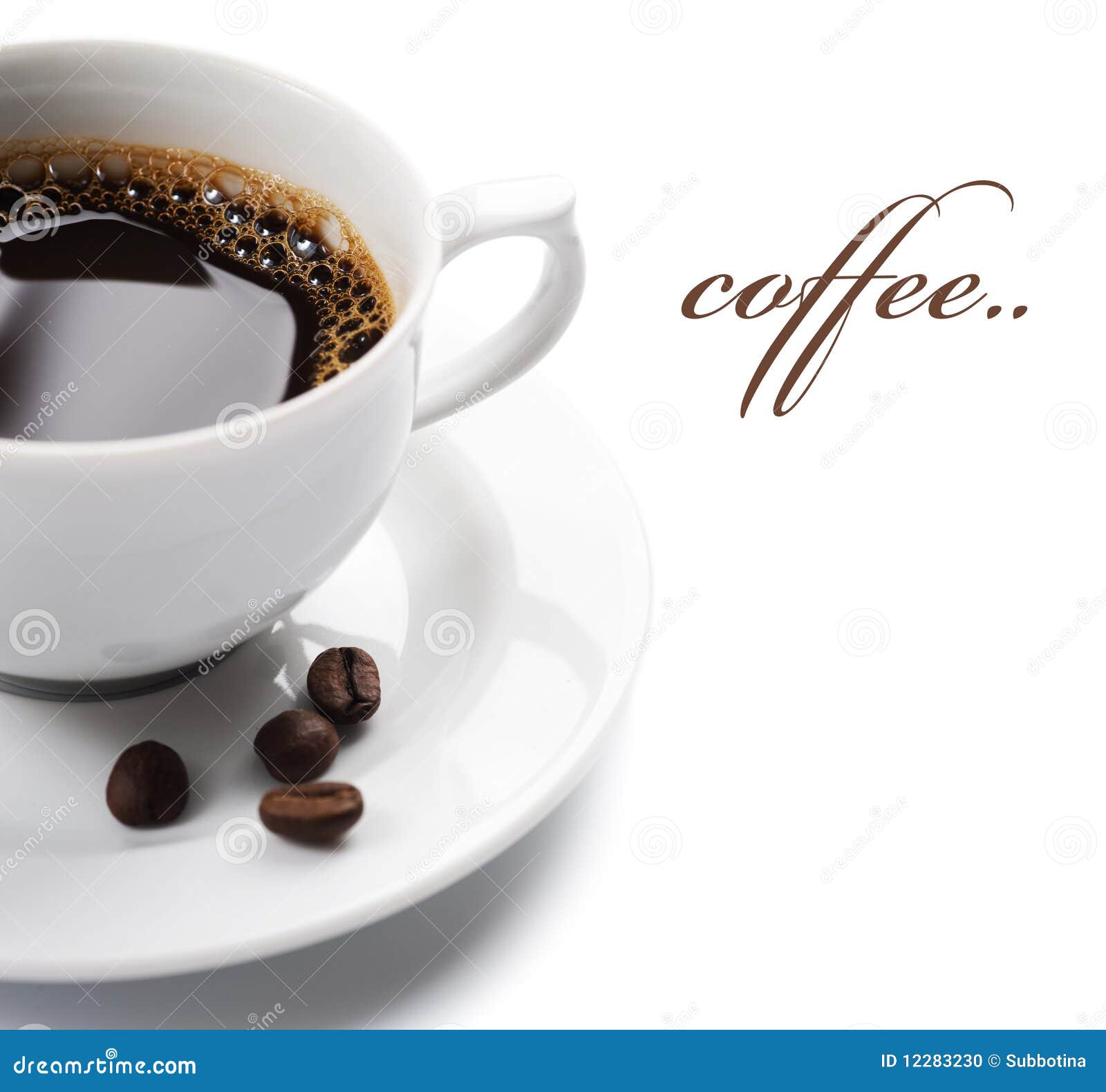 Coffee stock photo. Image of beans, concept, fine, caffeine - 12283230