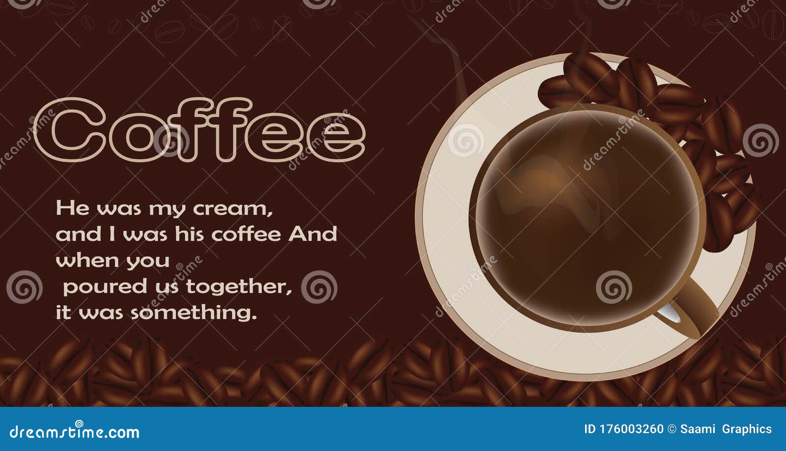 Coffee Advertising Design. Coffee Beans, Cup of Coffee Modern Banners ...