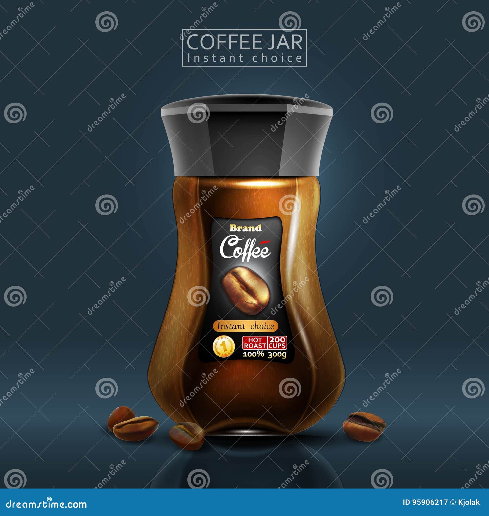 Coffee advertising design stock vector. Illustration of luxury - 95906217