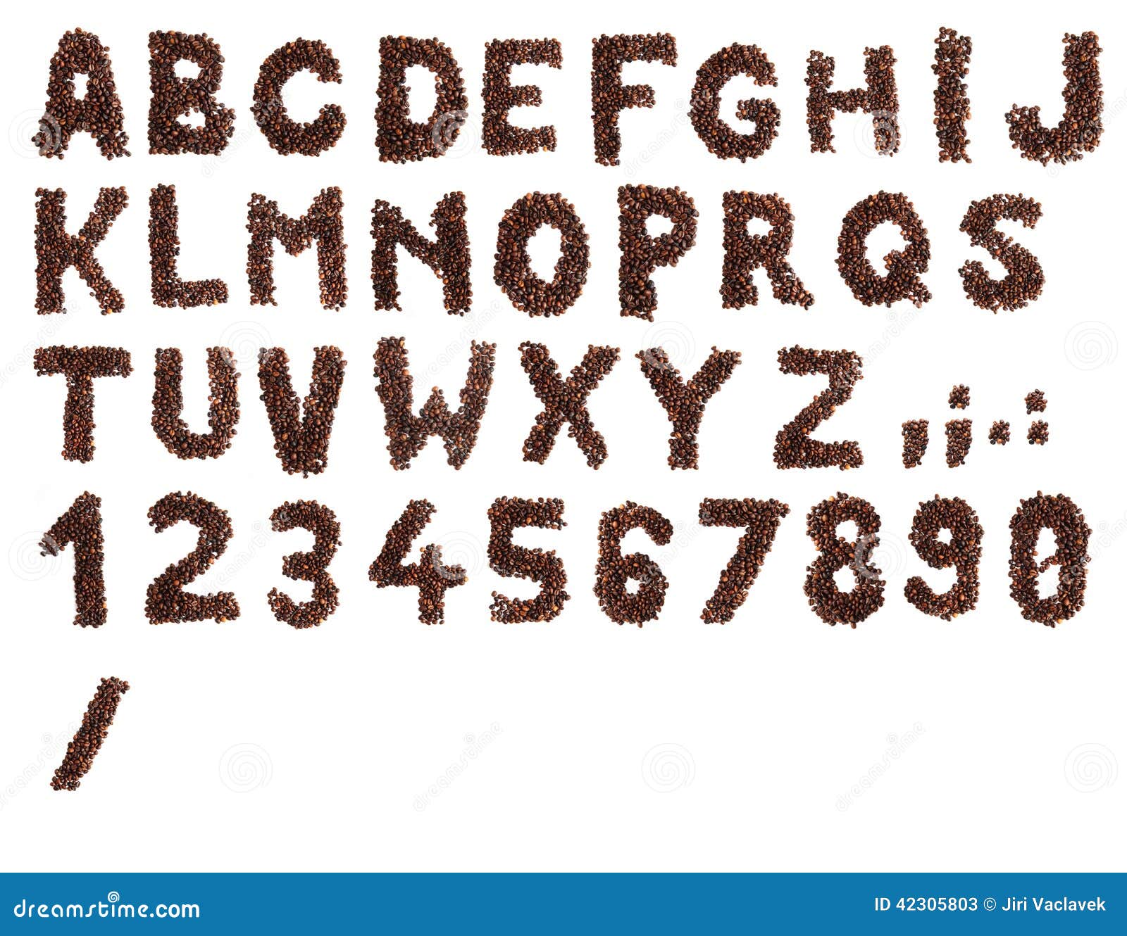 Coffee alphabet stock image. Image of sign, pattern, alphabetic - 42305803