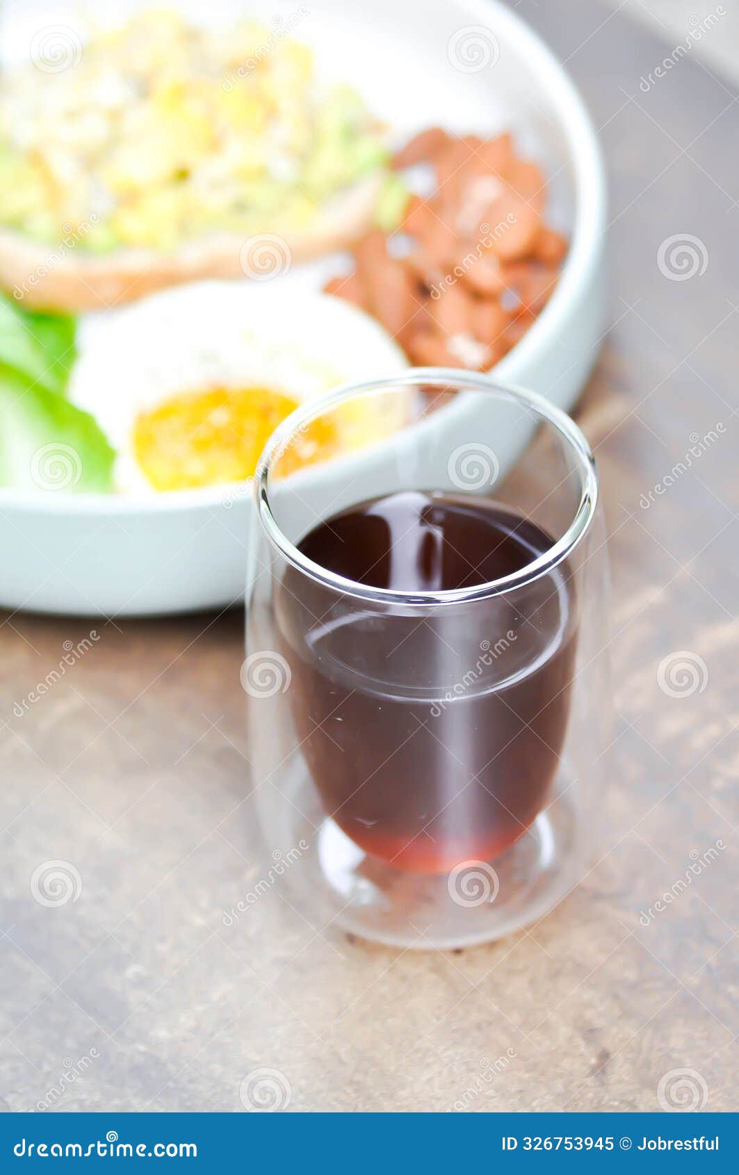 Coffee, Americano or Hot Coffee or Hot Americano or Hot Tea and Bread ...