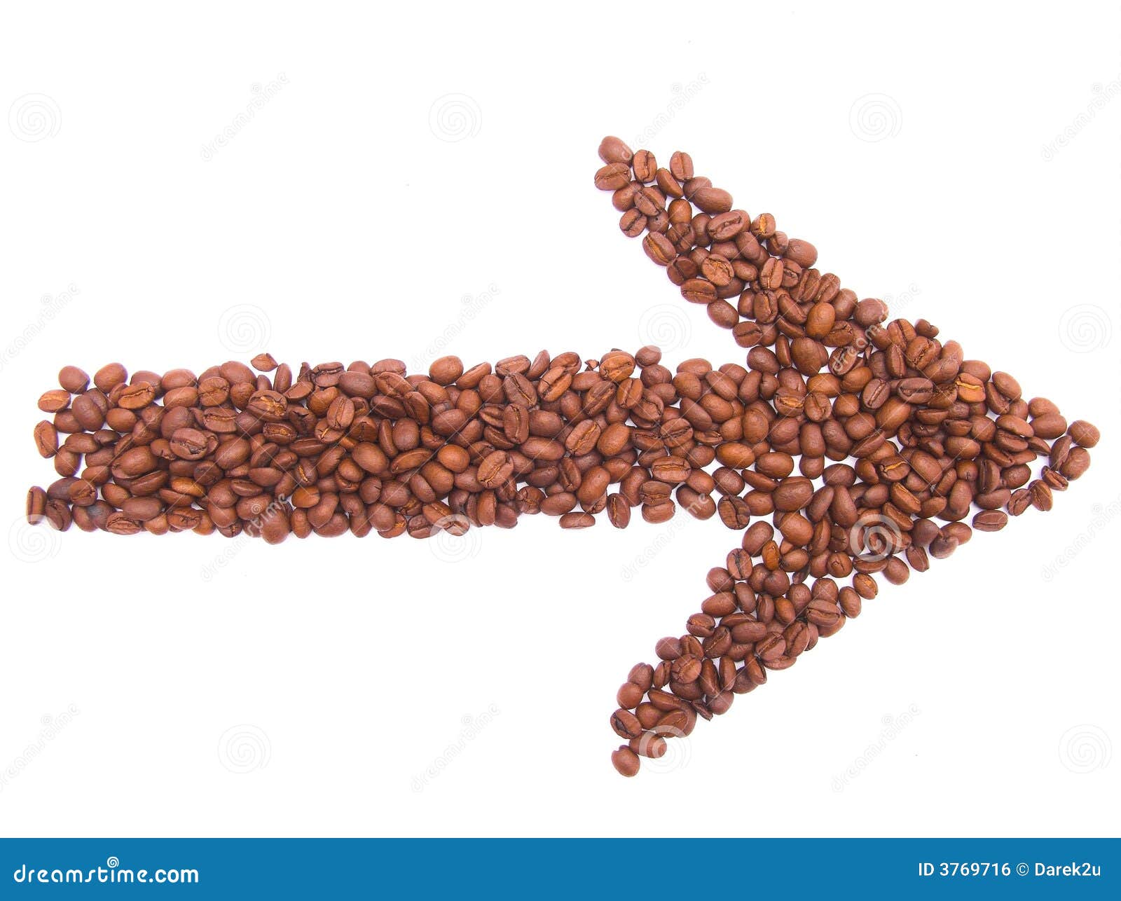 Coffee arrow stock photo. Image of brown, caffeine, roasted - 3769716