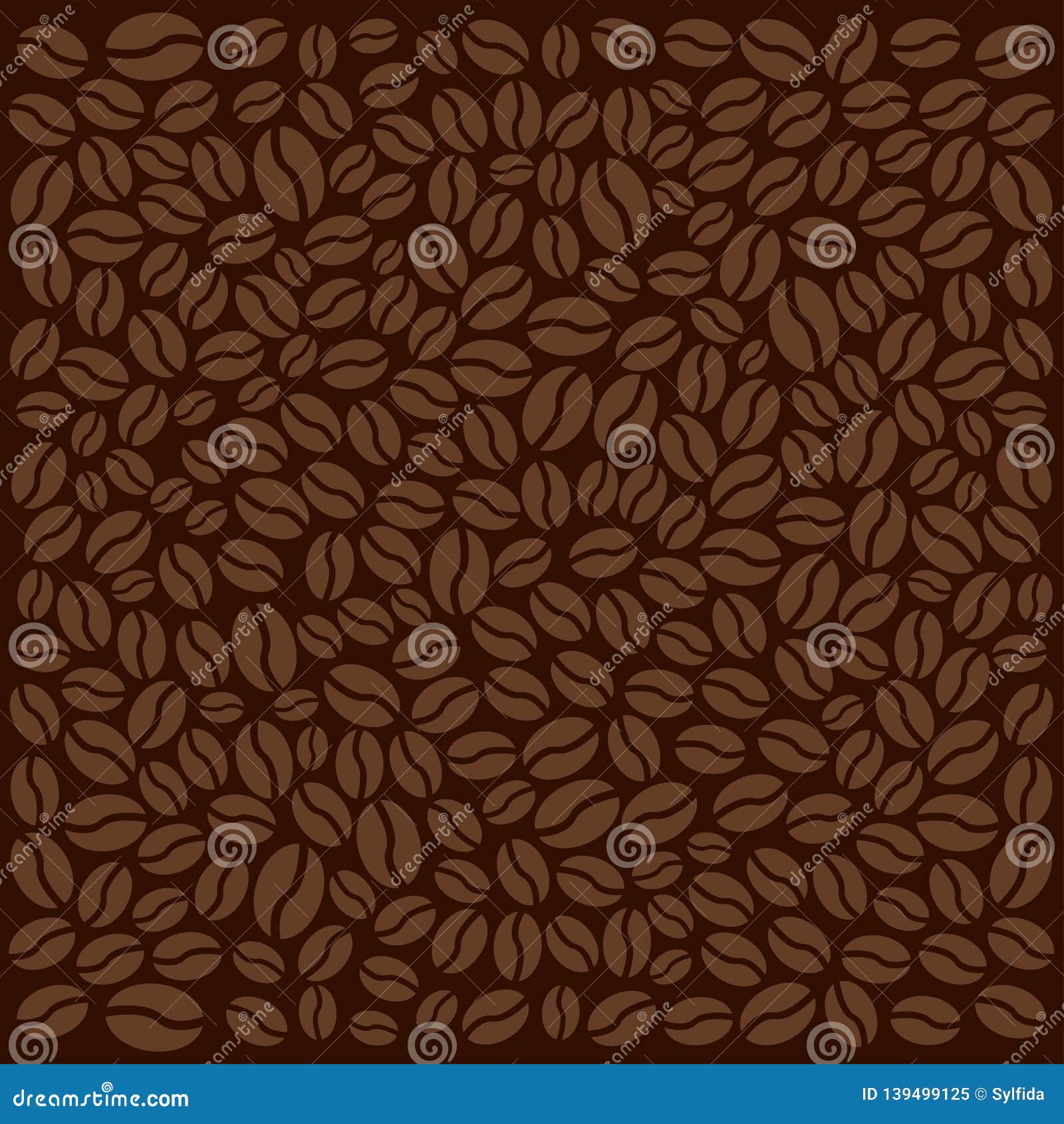 Coffee Background. Vector Illustration Stock Illustration ...