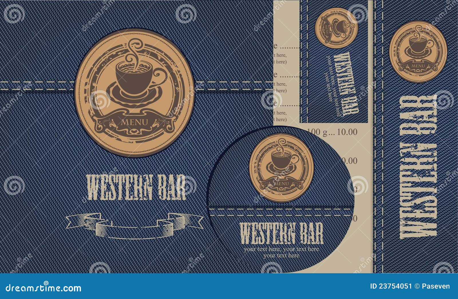 Denim Menu Stock Illustrations – 150 Denim Menu Stock Illustrations ...