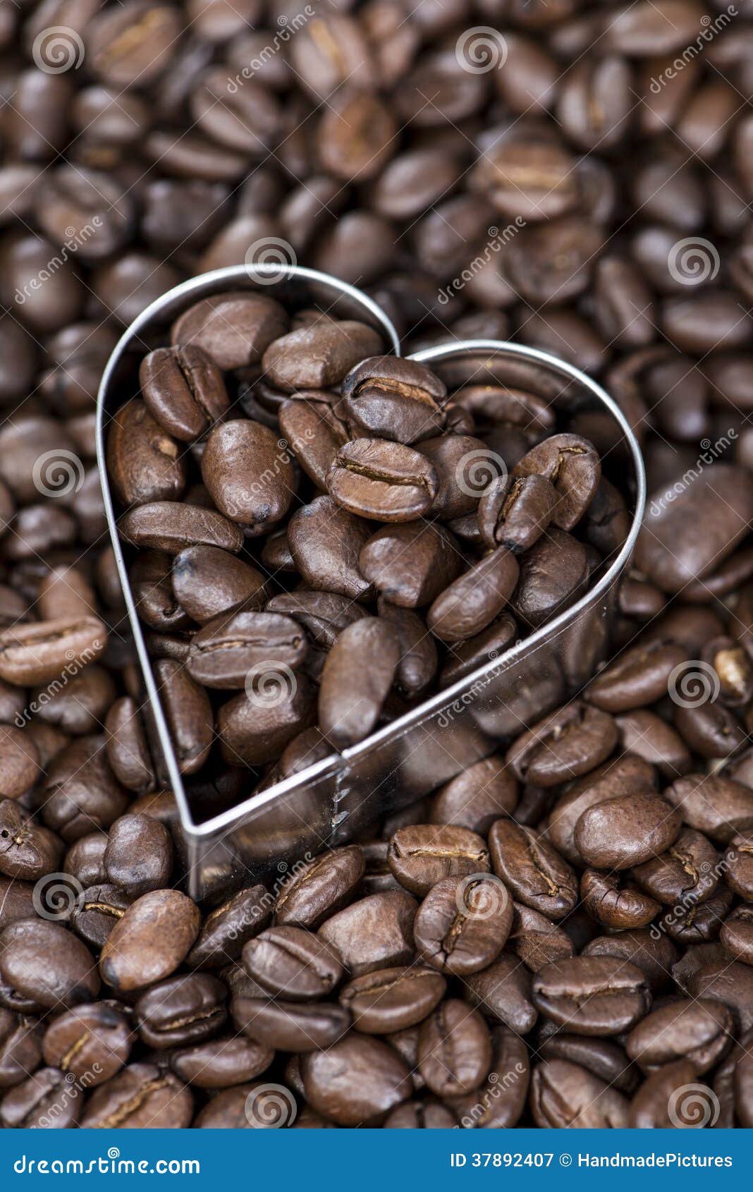 Coffee Background (with Hearts) Stock Image - Image of caffeine, coffee ...