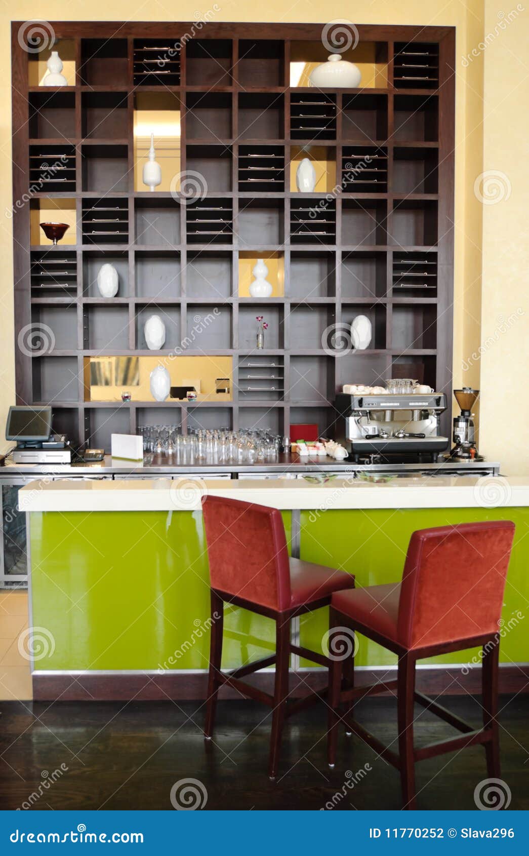 Coffee bar in luxury hotel stock photo. Image of table - 11770252