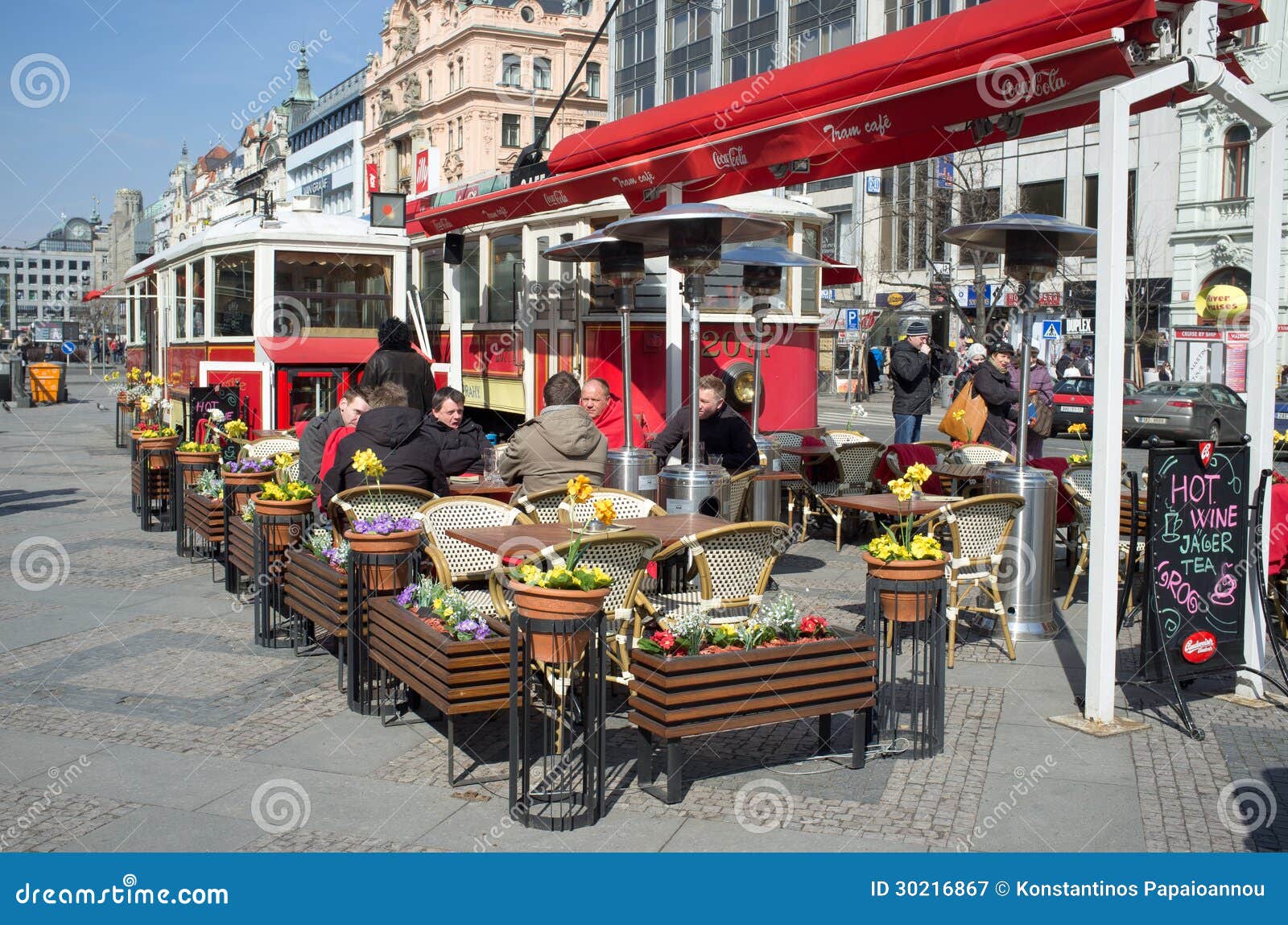 Coffee bar in Prague editorial photography. Image of bohemia - 30216867