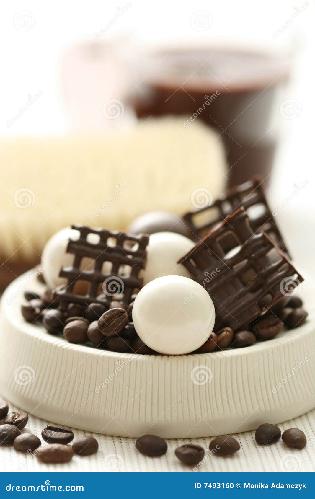 Coffee bath stock photo. Image of pleasure, beauty, wellness - 7493160