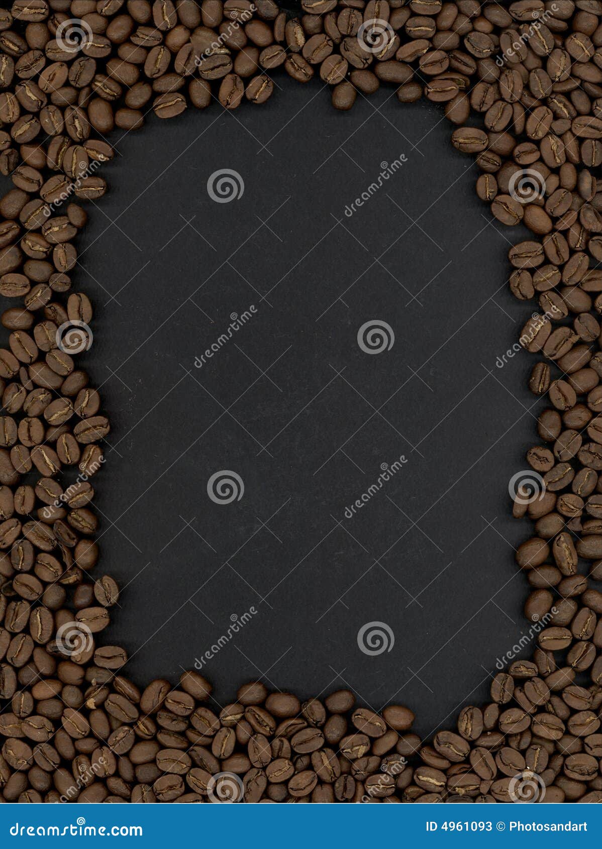 Coffee bean border stock image. Image of decorative, coffee - 4961093
