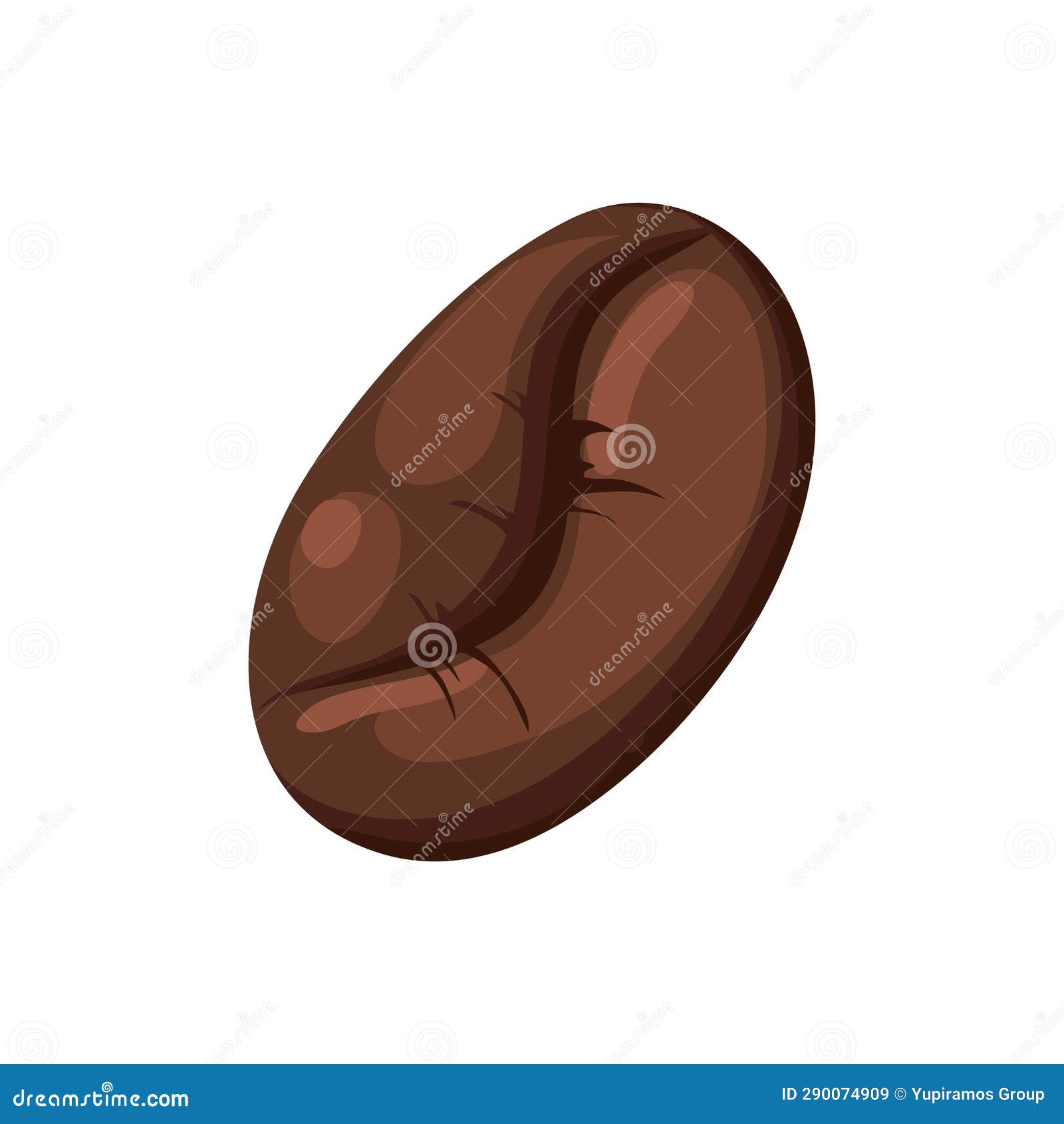 Coffee bean design stock illustration. Illustration of roast - 290074909
