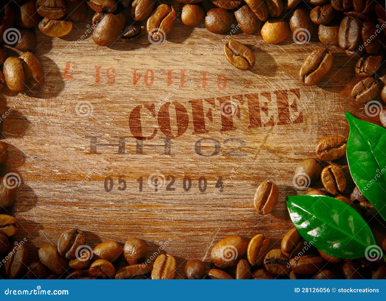 Coffee bean frame stock photo. Image of information, copyspace - 28126056