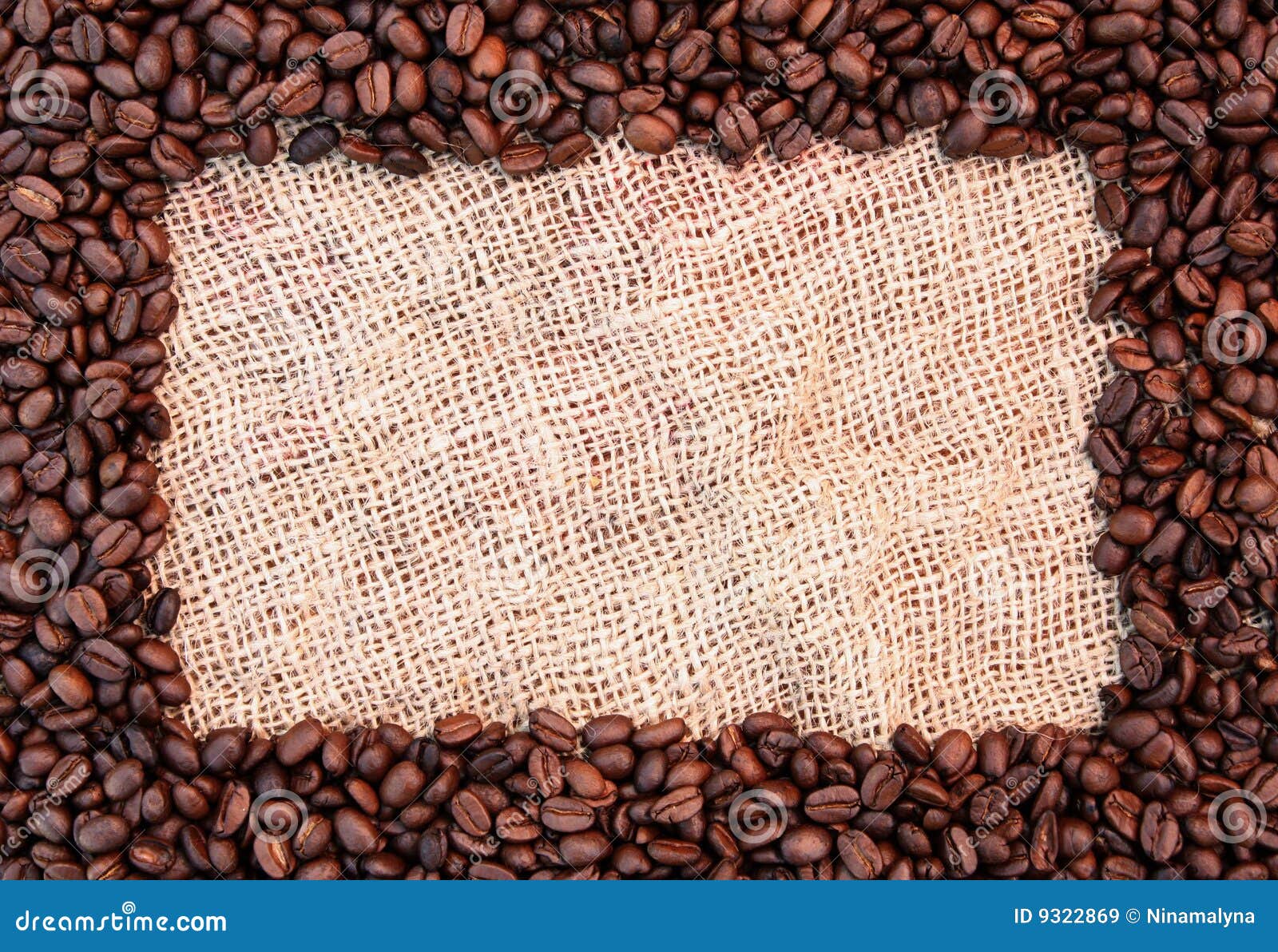 Coffee bean frame stock image. Image of coffee, close - 9322869