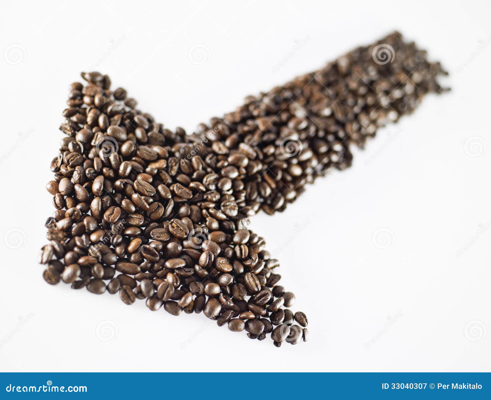 Coffee Bean Shape stock image. Image of pointing, bean - 33040307