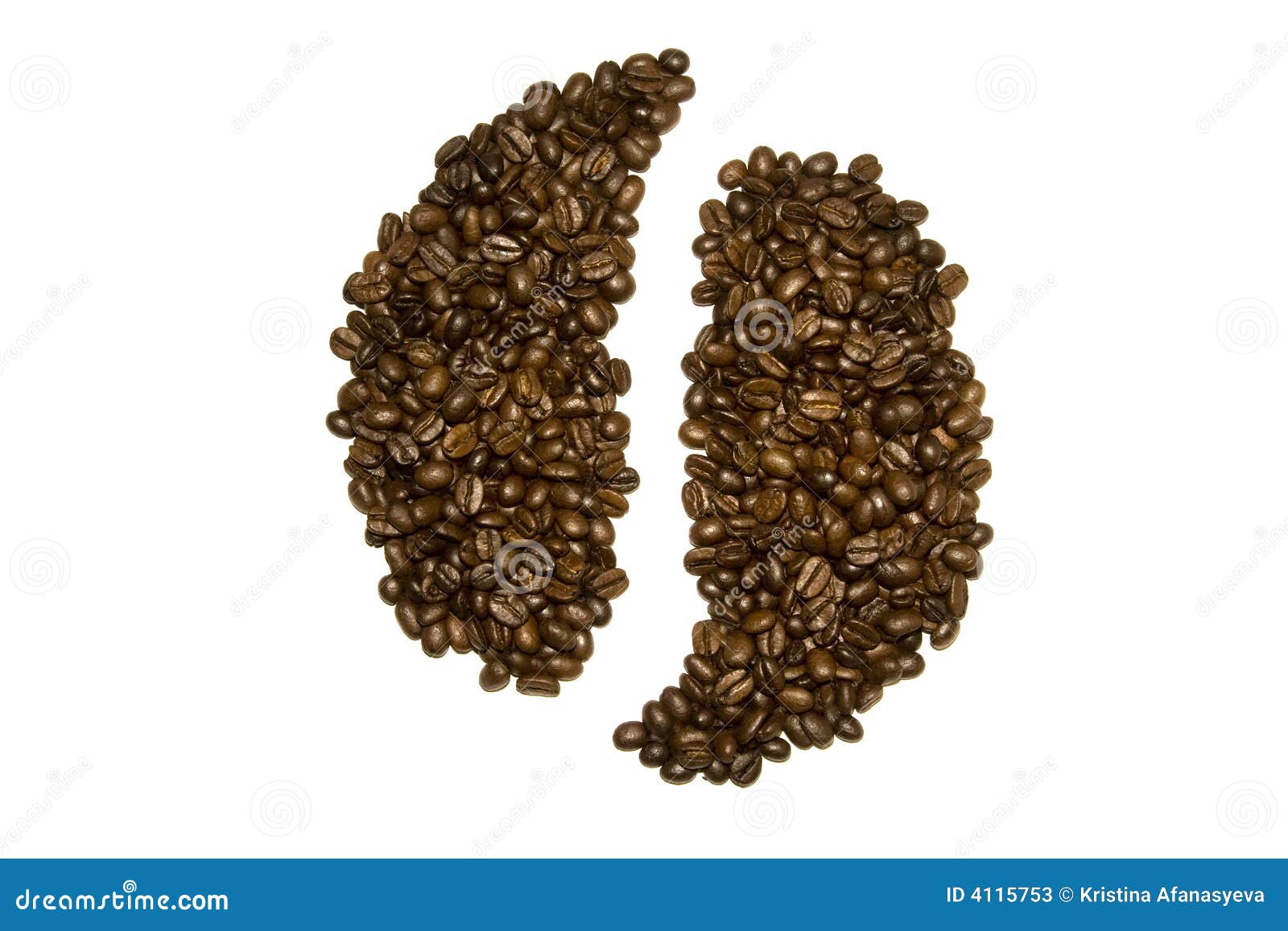 Coffee Bean Sign stock image. Image of food, isolited - 4115753
