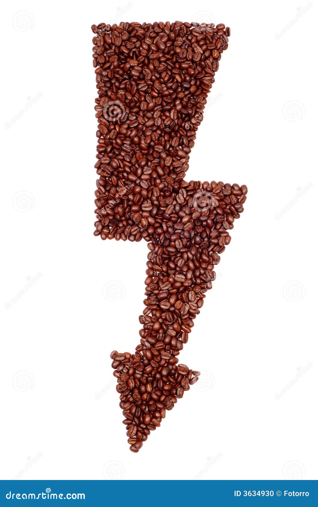 Coffee beans arrow stock photo. Image of hyperactive, caffeine - 3634930