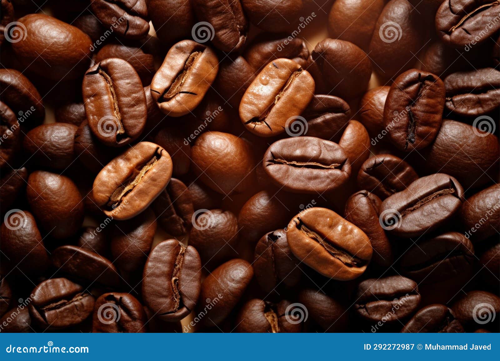 Coffee Beans Backdrop with Open Space for Personalized Decoration Stock ...