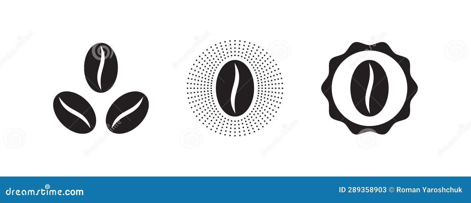 Coffee Beans. Coffee Badges and Icons. Design Elements Stock ...