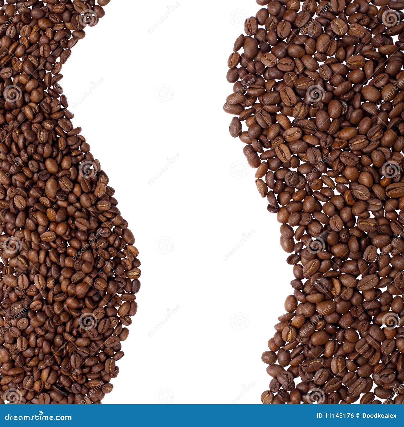 Coffee beans border stock photo. Image of oval, food - 11143176