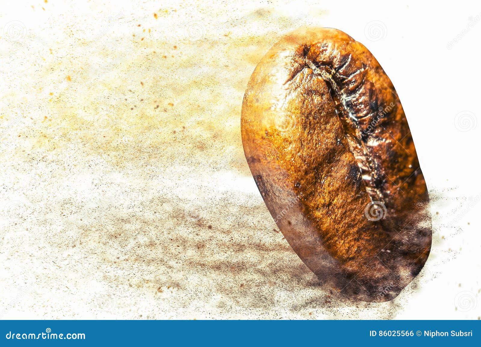 Coffee beans breaking stock photo. Image of coffee, roast - 86025566