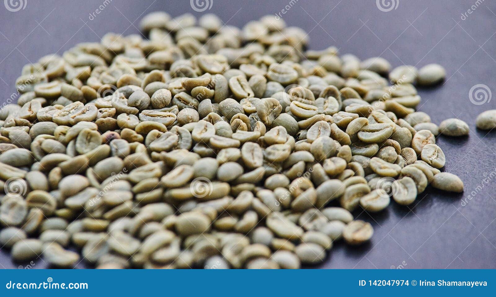 Coffee Beans in Bulk on a Homogeneous Background Stock Photo - Image of ...