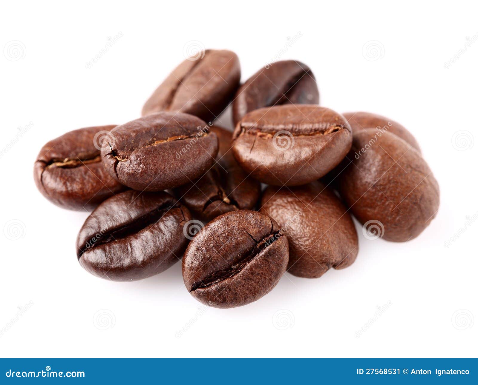Coffee beans in closeup stock image. Image of seed, kernel - 27568531