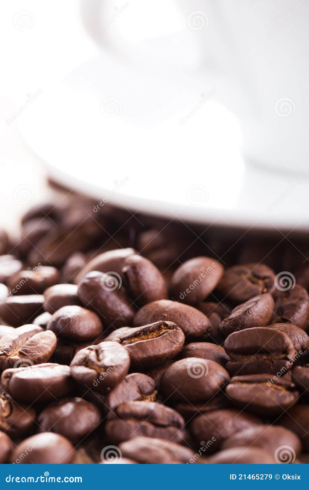 Coffee beans and cup stock image. Image of kitchen, flavor - 21465279