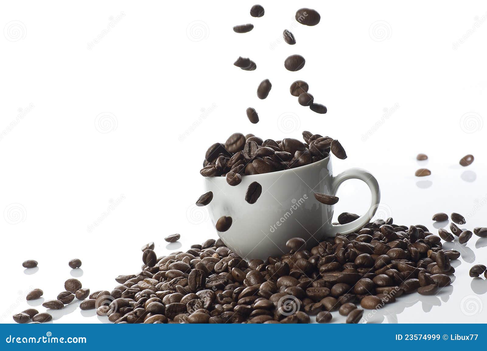 Coffee Beans Dropping stock image. Image of dropping - 23574999