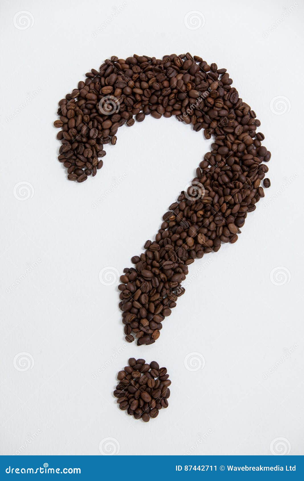 Coffee Beans Forming Question Mark Stock Photos - Free & Royalty-Free ...
