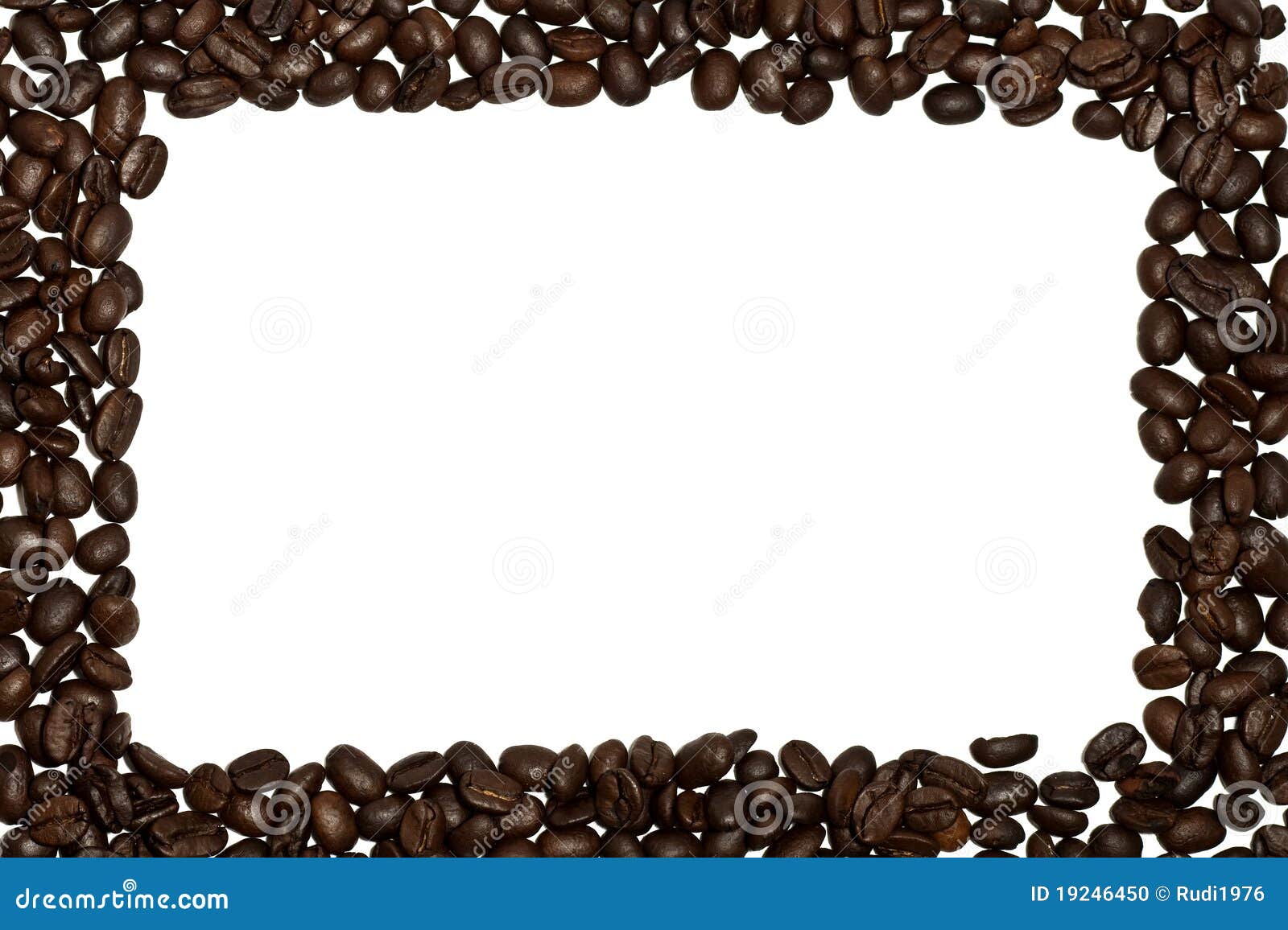 Coffee beans frame stock photo. Image of cafe, caffeine - 19246450
