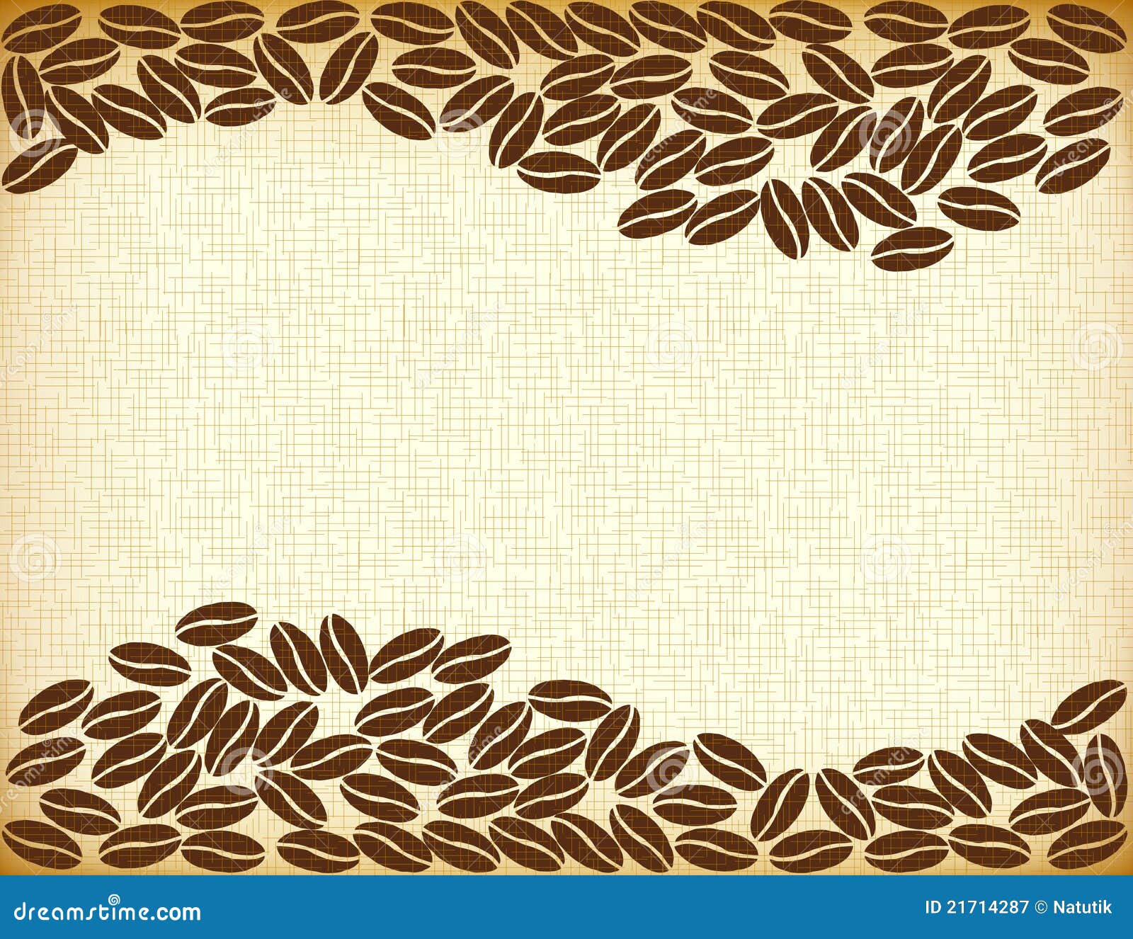 Coffee beans frame stock vector. Illustration of macro - 21714287