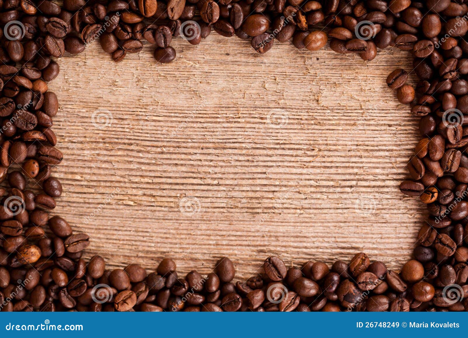 Coffee beans frame stock image. Image of seed, break - 26748249