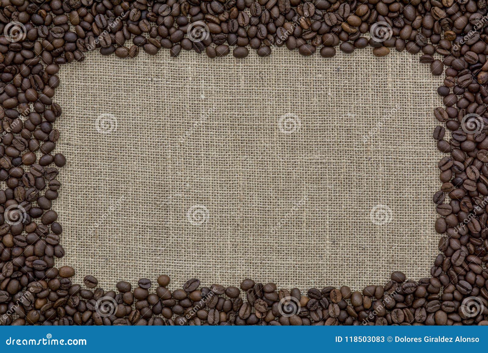 Coffee beans frame border stock image. Image of mocha - 118503083