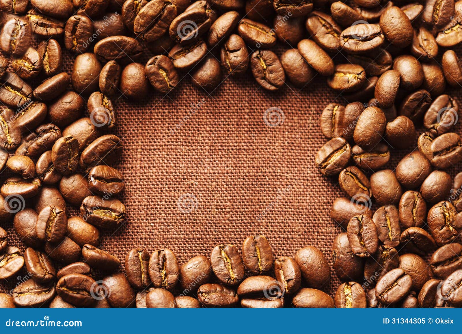 Coffee beans frame stock image. Image of material, beans - 31344305